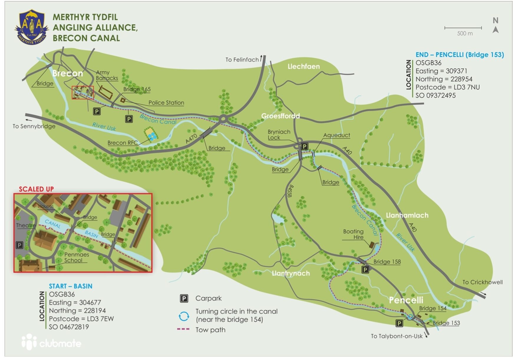 Venue Maps - Merthyr Tydfil Angling Alliance