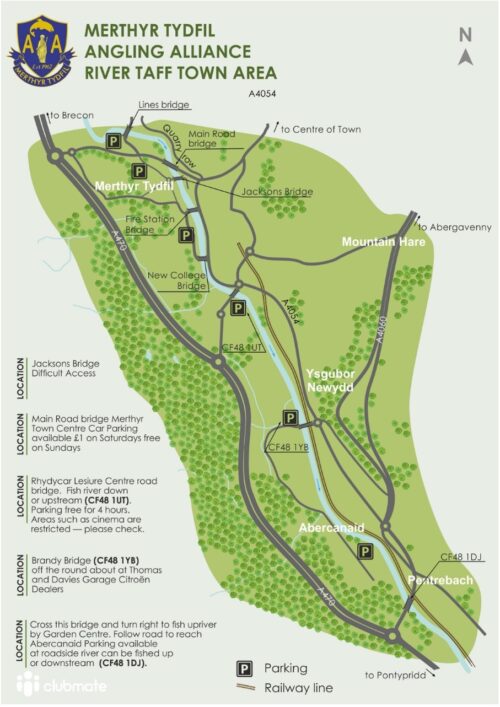 Venue Maps - Merthyr Tydfil Angling Alliance